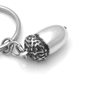 Acorn Keychain, Nature Keyring Oak Key Holder in Pewter - Etsy