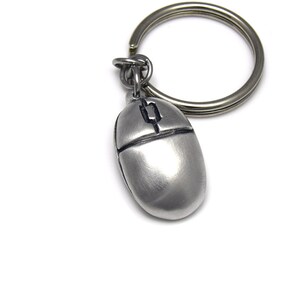 Handmade Computer Mouse Keychain Programmer Gamer Nerd - Etsy