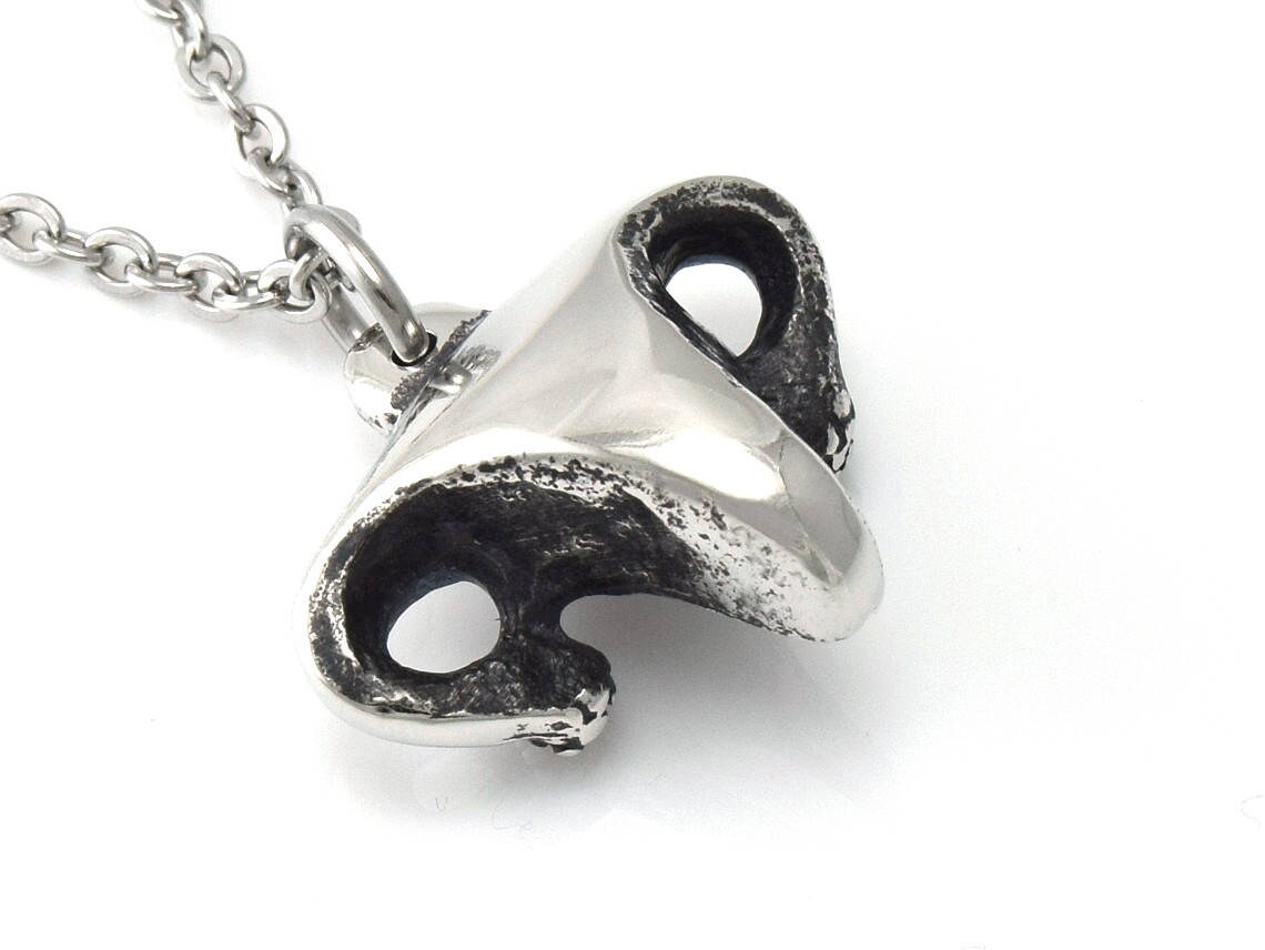 Uterus Necklace in Pewter Handmade Womb Charm Jewelry Mother - Etsy