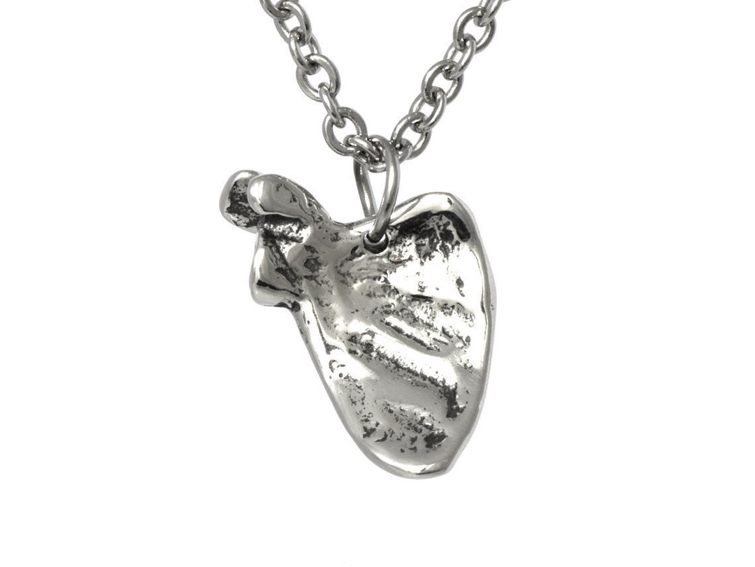 Small Scapula Charm Necklace Anatomical Shoulder Bone Jewelry - Etsy