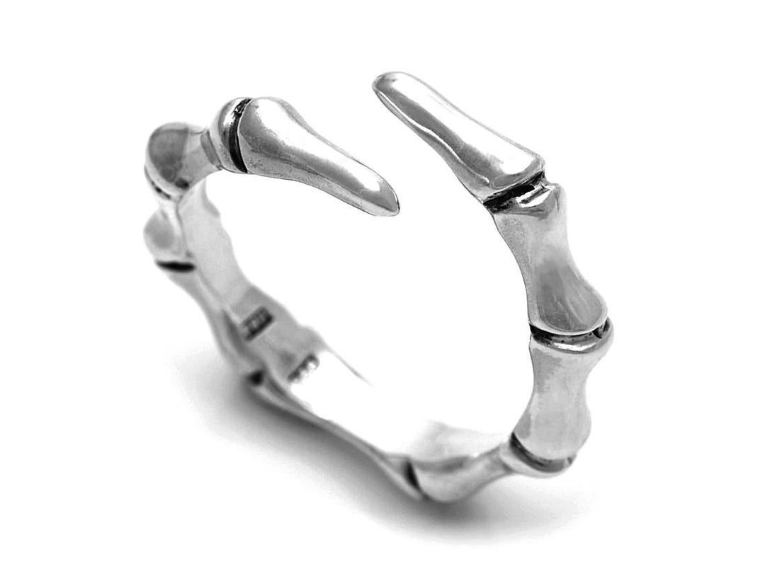 Sterling Silver Human Finger Bone Ring, Anatomy Jewelry - Etsy