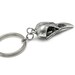 Handmade Crow Bird Skull Keychain in Pewter - Etsy
