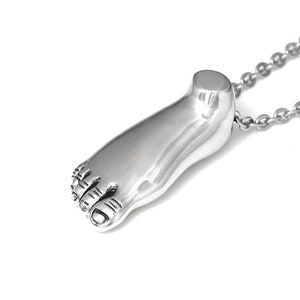 Human Foot Necklace, Ankle and Toes Pendant, Podiatrist Jewelry - Etsy