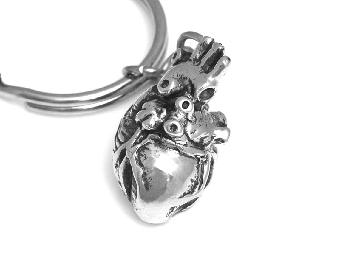 3D Anatomical Heart Keychain, Handmade Anatomy Accessorie Doctor Nurse ...