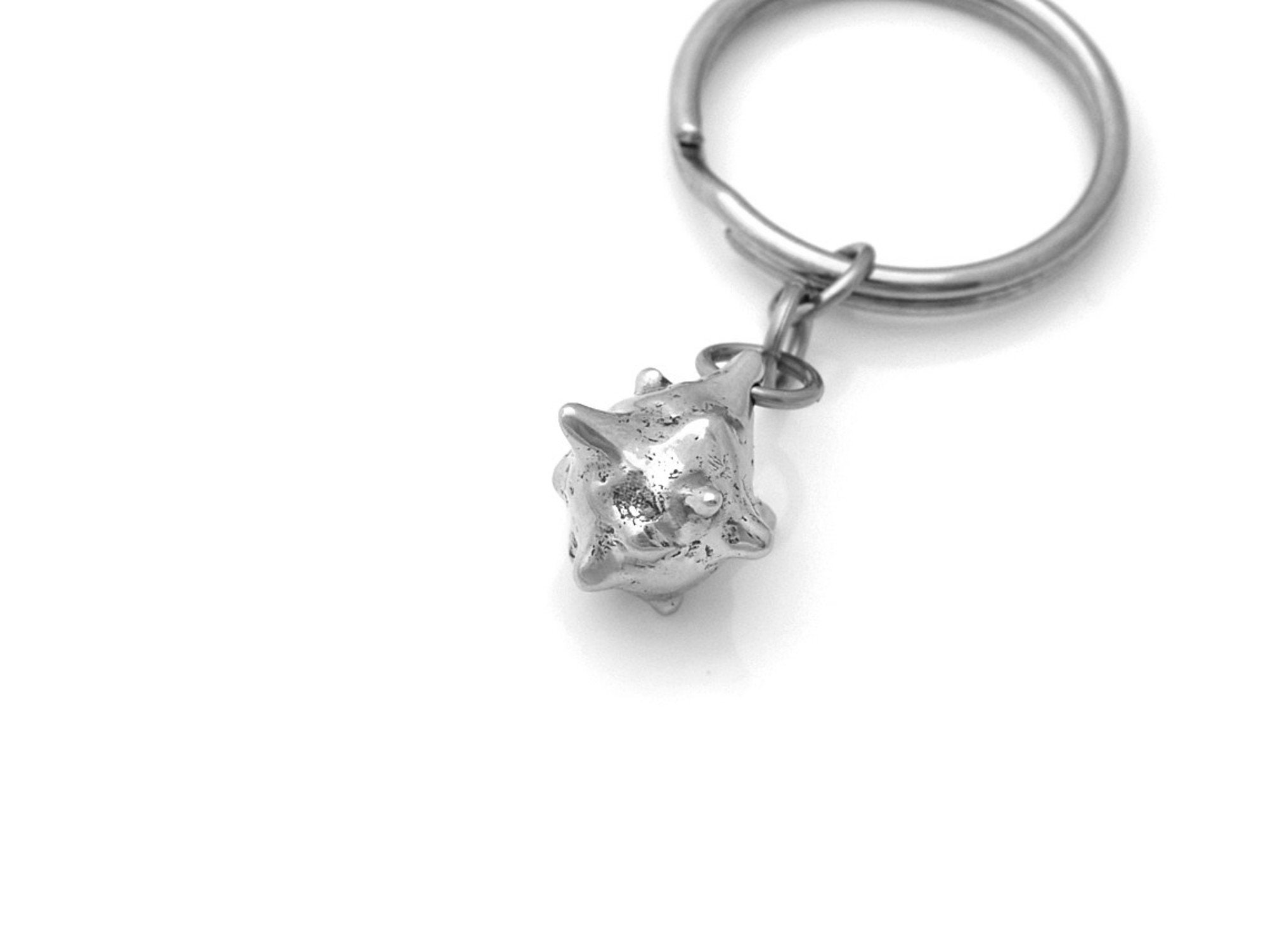 White Blood Cell Keychain, Handmade Macrophage Charm - Etsy