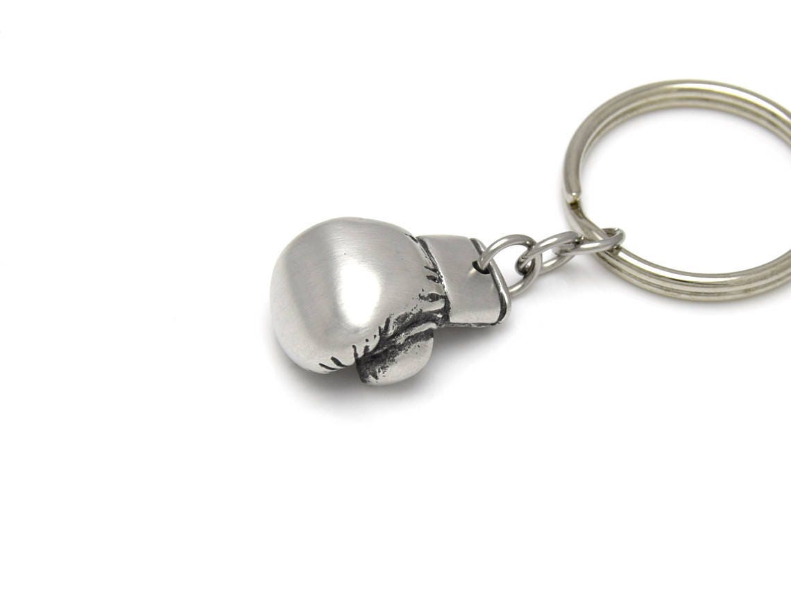 Boxing Glove Keychain in Pewter Muai Thai Sports Athlete - Etsy Sweden