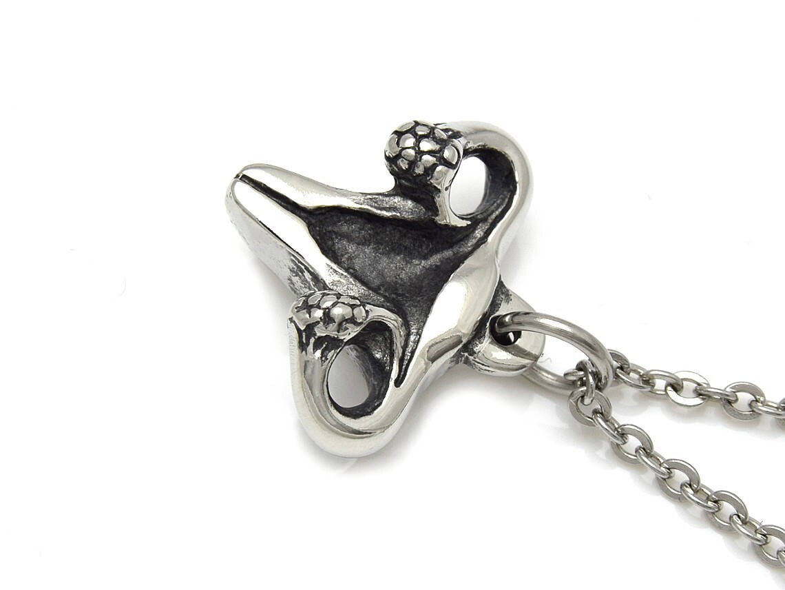 Uterus Necklace in Pewter Handmade Womb Charm Jewelry Mother - Etsy