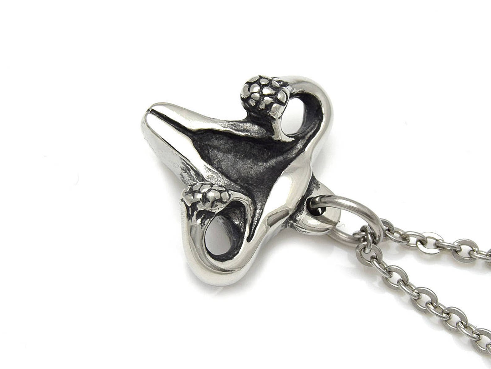 Uterus Necklace in Pewter Handmade Womb Charm Jewelry Mother - Etsy