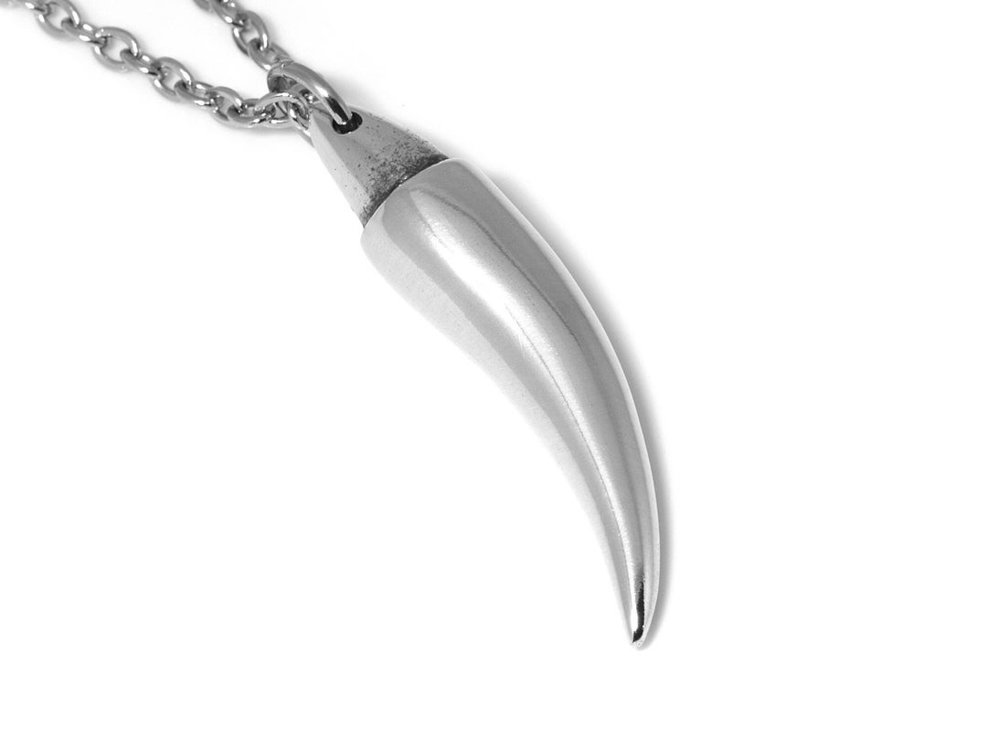 Vampire Tooth Necklace, Dracula Pendant, Goth Jewelry in Pewter - Etsy