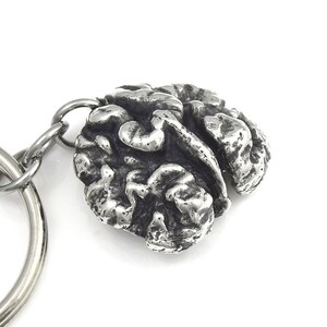 Walnut Keychain Nature Nut Food Keyring in Pewter - Etsy