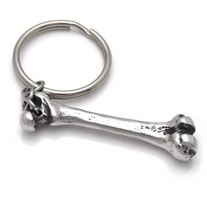 Handmade Human Femur Keychain Medical Keyring Pewter Bone | Etsy