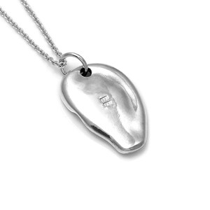 Human Ear Necklace in Sterling Silver, Hearing Anatomy Pendant Jewelry ...