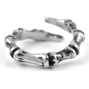 Human Finger Bone Ring Anatomical Jewelry in Pewter - Etsy