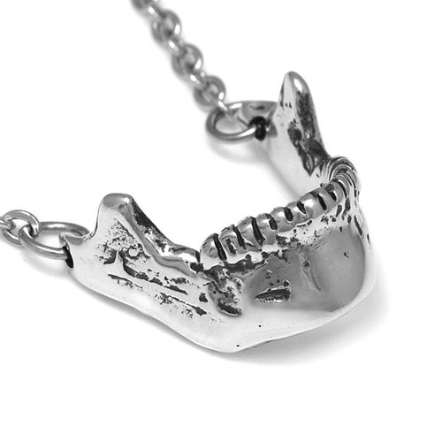 Small Femur Bone Charm Necklace Human Anatomy Jewelry - Etsy