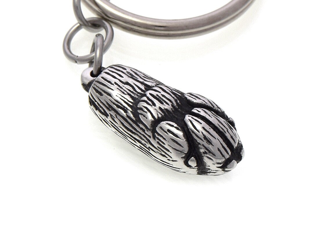 Rabbit Paw Keychain Animal Foot Keyring Bunny Key Holder in - Etsy