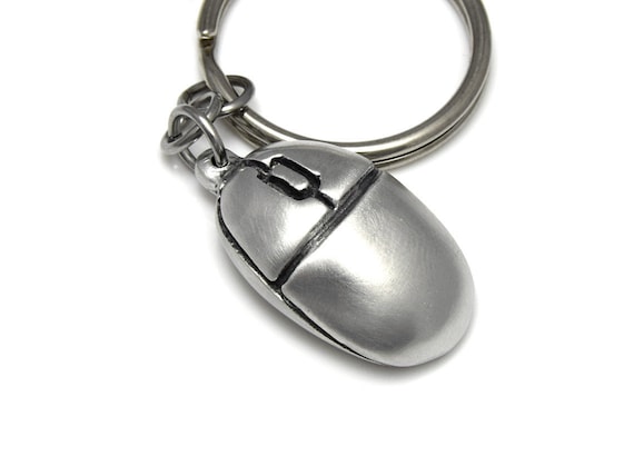 Handmade Computer Mouse Keychain Programmer Gamer Nerd | Etsy