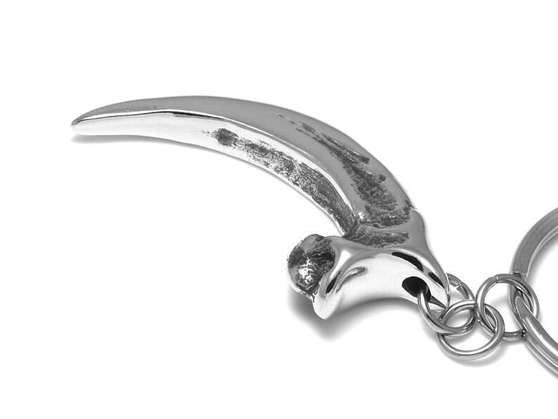 Handmade Eagle Talon Keychain in Pewter, Metal Animal Claw Key Ring - Etsy