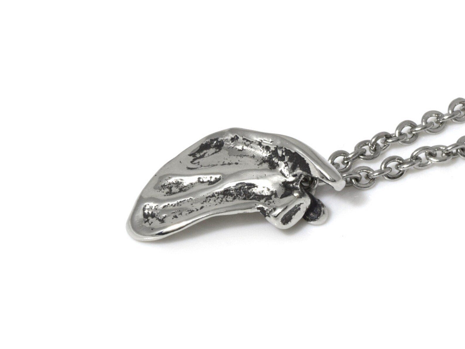 Small Scapula Charm Necklace Anatomical Shoulder Bone Jewelry | Etsy