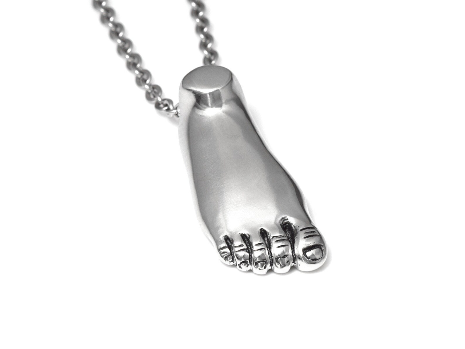 Human Foot Necklace, Ankle and Toes Pendant, Podiatrist Jewelry - Etsy