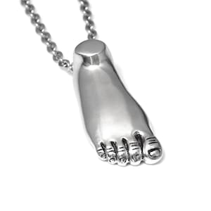 Human Foot Necklace, Ankle and Toes Pendant, Podiatrist Jewelry - Etsy