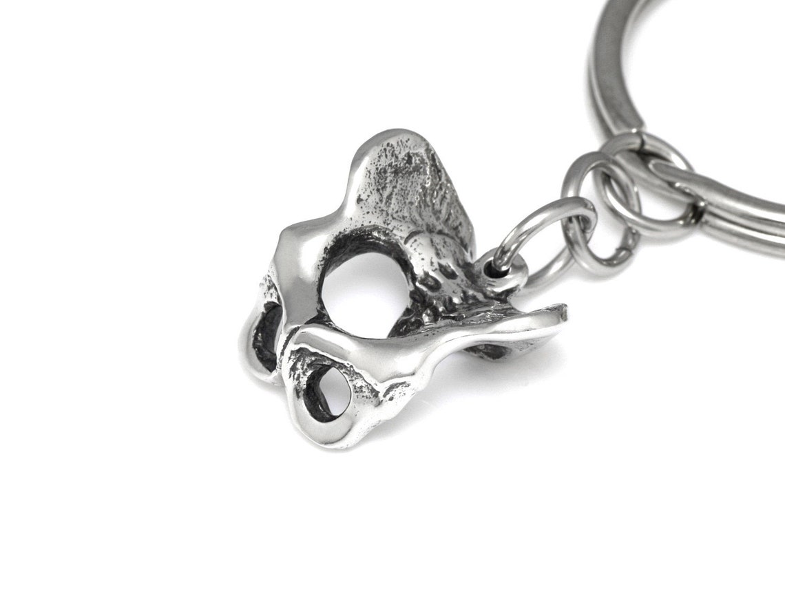 Pelvis Keychain Human Anatomy Pelvic Bone Keyring in Pewter - Etsy