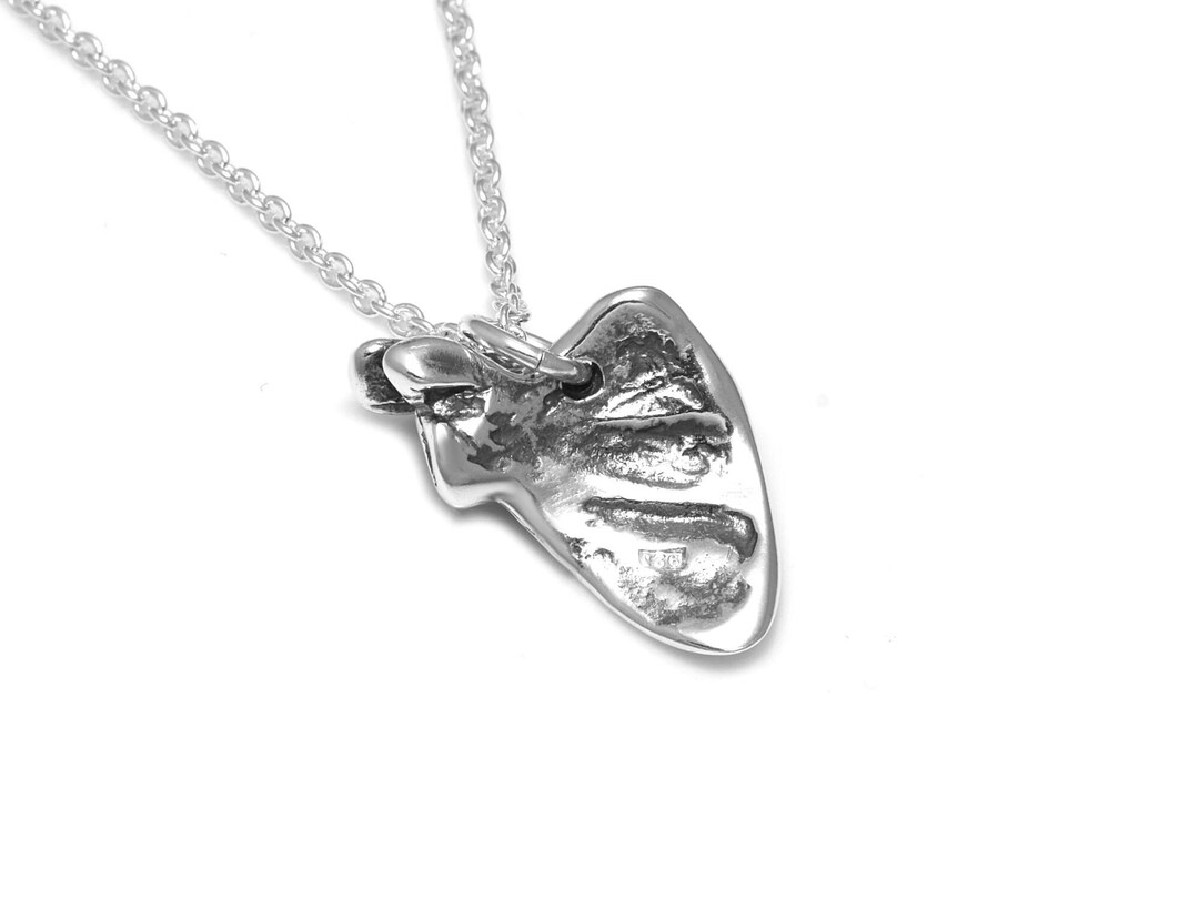 Sterling Silver Scapula Necklace, Human Shoulder Blade Anatomy Charm ...