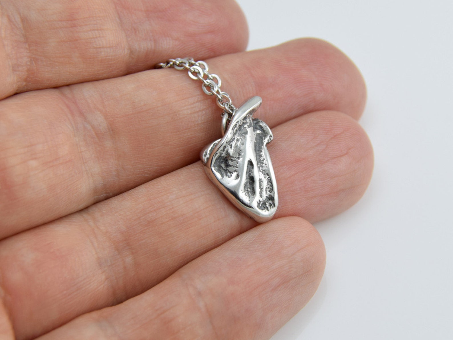 Small Scapula Charm Necklace Anatomical Shoulder Bone Jewelry | Etsy