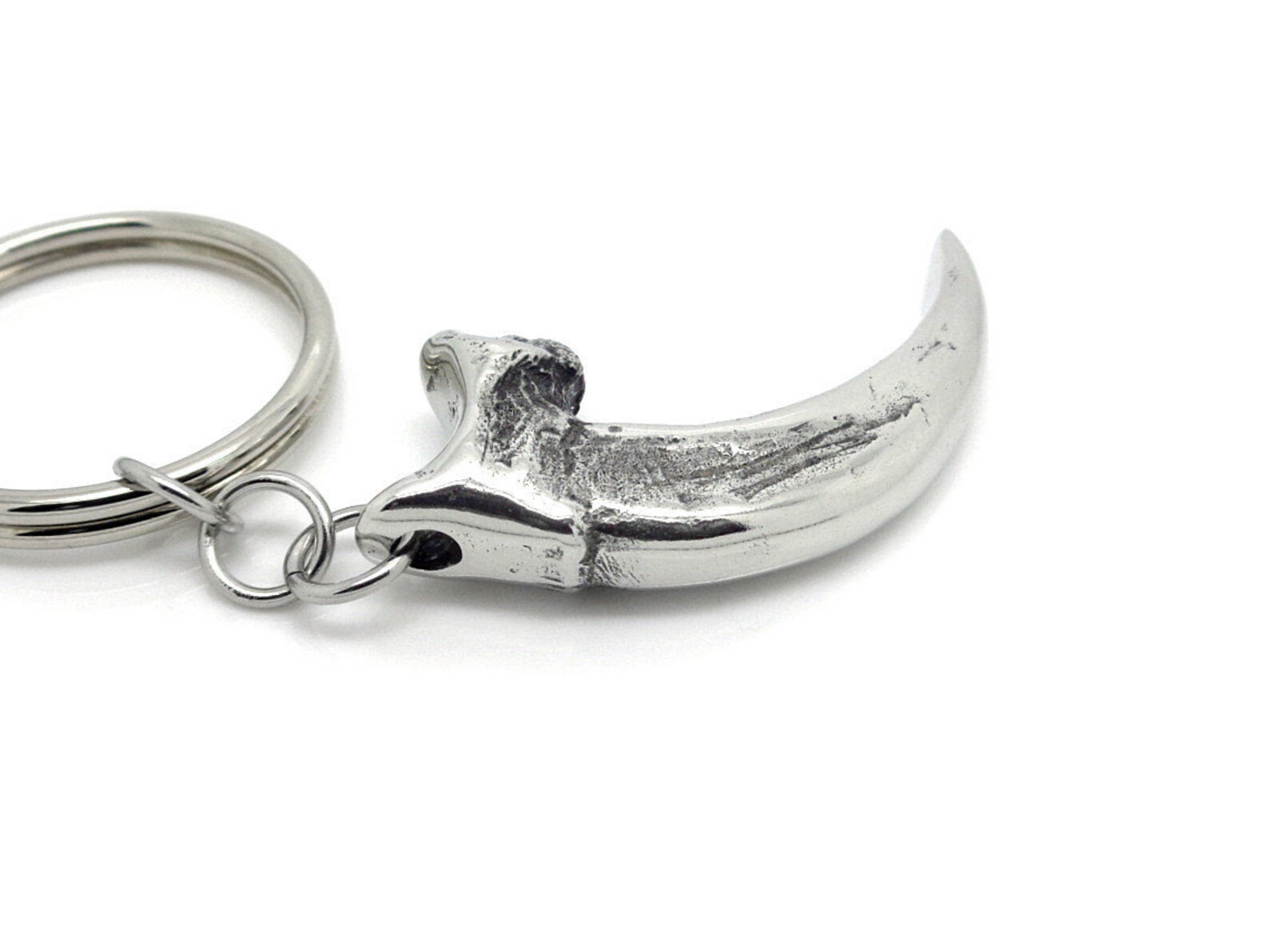 Handmade Eagle Talon Keychain in Pewter Metal Animal Claw Key - Etsy
