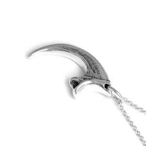 Sterling Silver Eagle Talon Pendant Necklace, Animal Claw Jewelry - Etsy