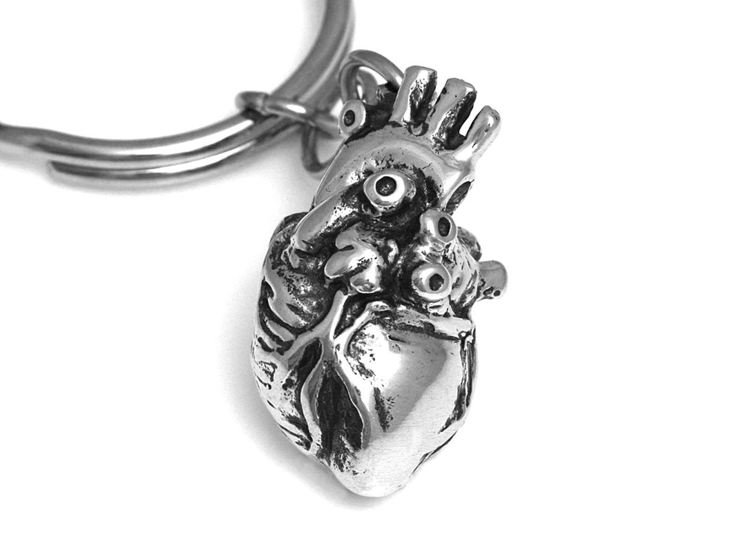 3D Anatomical Heart Keychain, Handmade Anatomy Accessorie Doctor Nurse ...