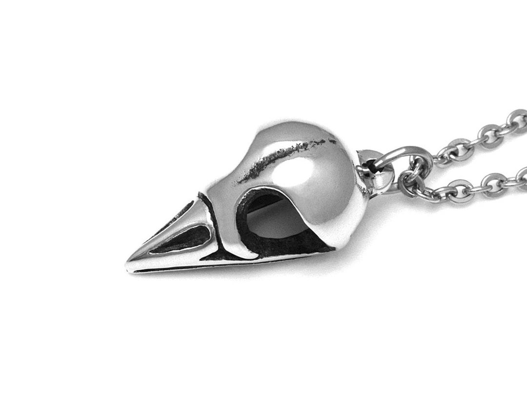 Goldcrest Skull Necklace, Regulus Regulus Jewelry in Pewter - Etsy
