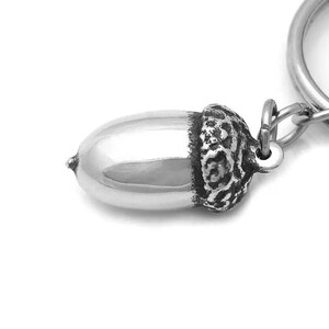 Acorn Keychain, Nature Keyring Oak Key Holder in Pewter - Etsy