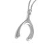 Sterling Silver Wishbone Necklace Furcula Lucky Charm Jewelry - Etsy