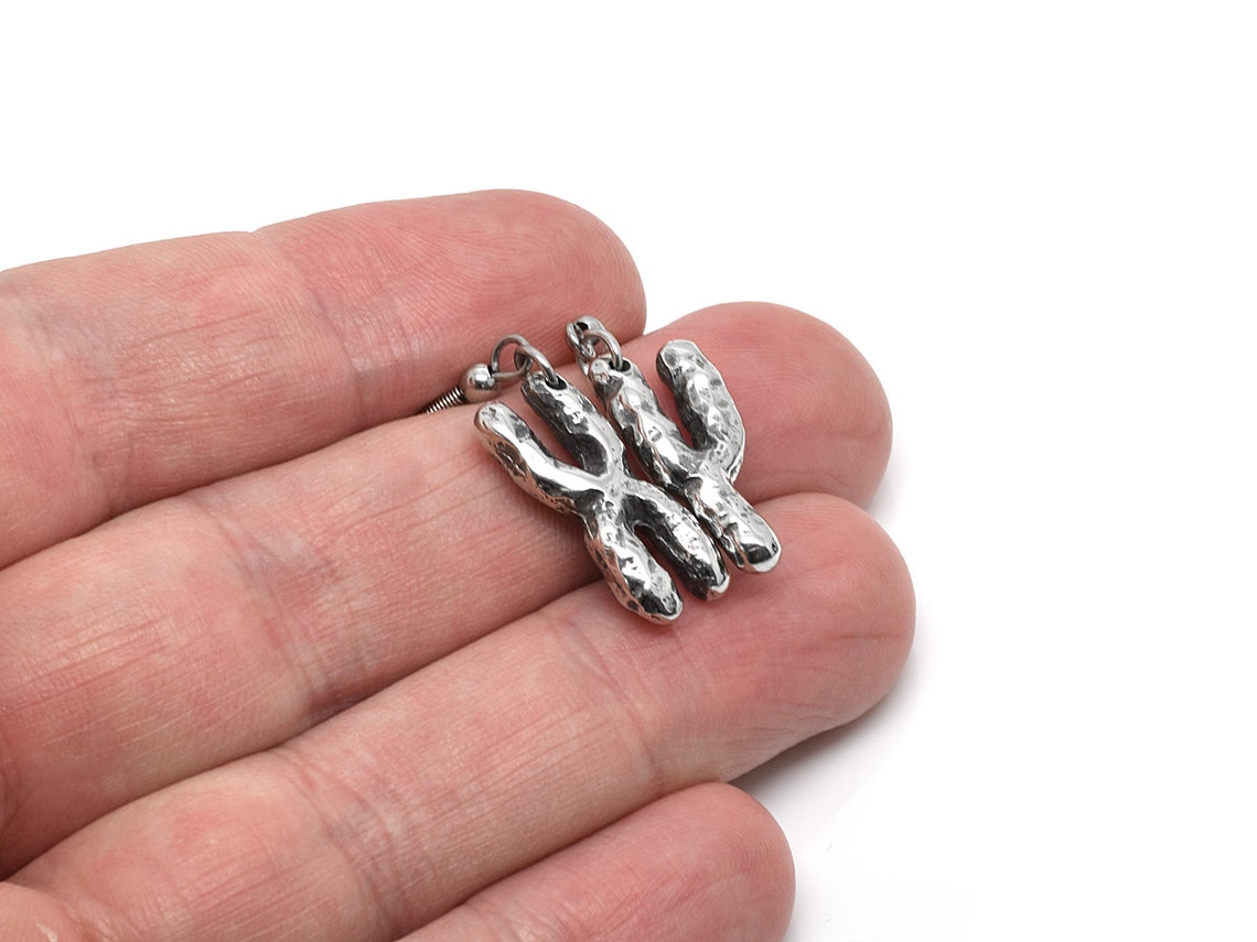 X and Y or Any Combination Chromosome Dangle Earrings DNA - Etsy