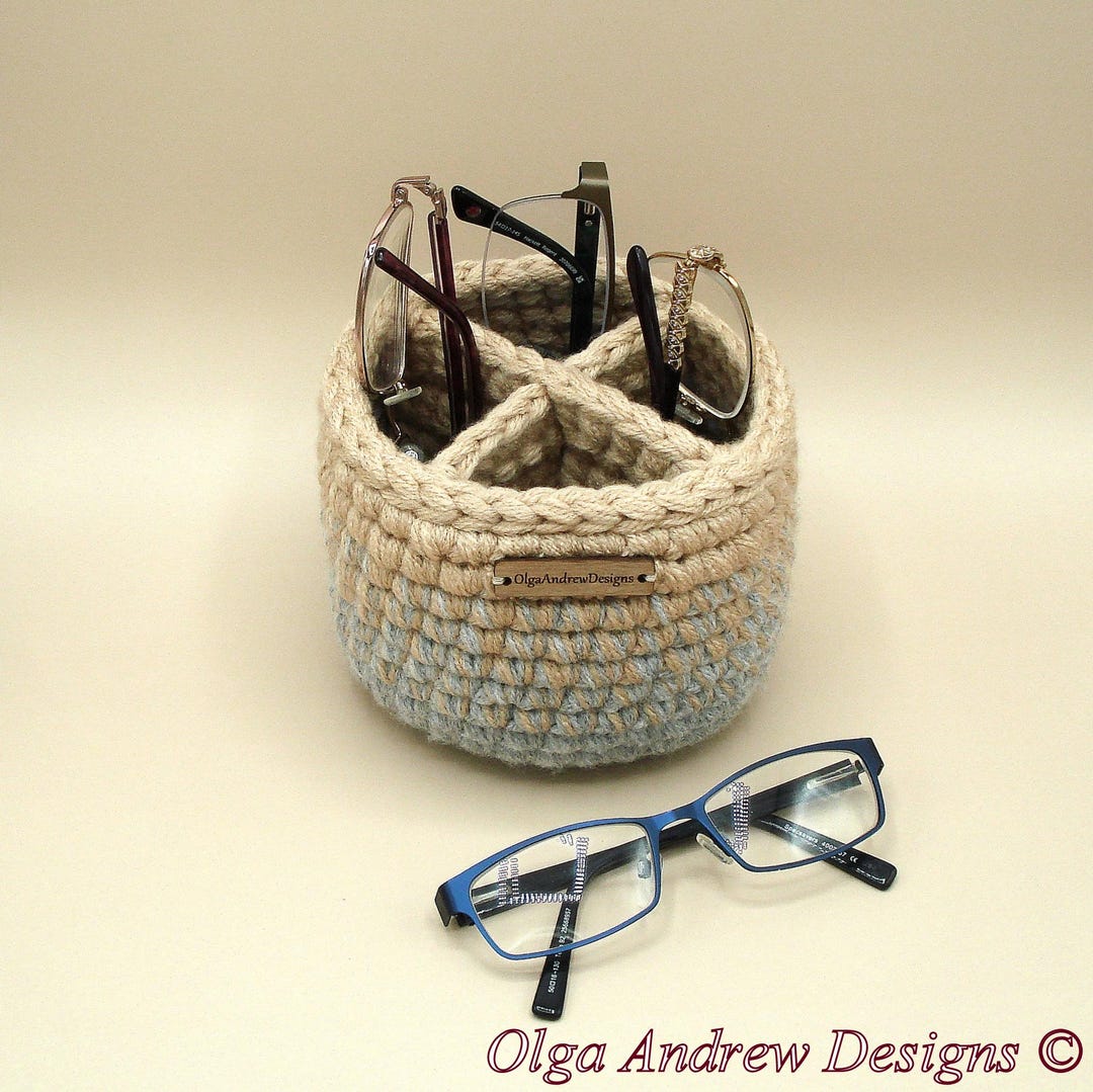 Four Pair Glasses Holder Stand, Cross Divided Eyeglasses Holder, Round ...