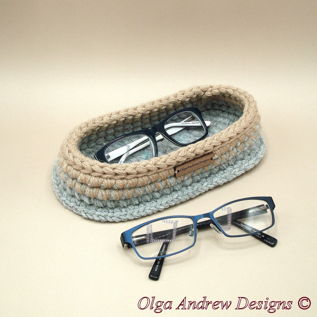 Horizontal Eyeglass Holder, Soft Eyeglass Tray, Desk Eyeglasses Stand ...