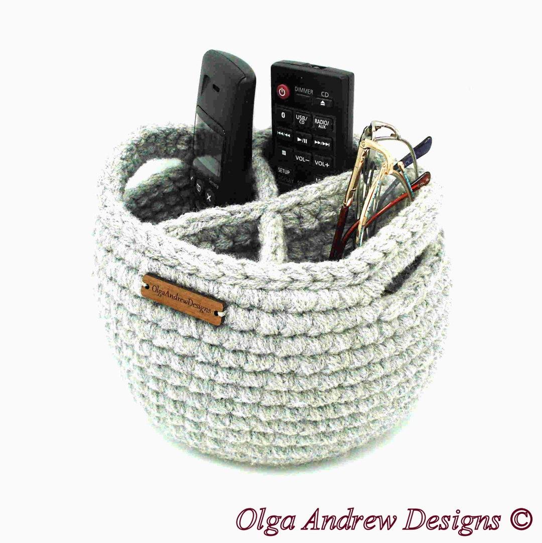 Extra Large Remote Stand Holder 4 Compartment, Soft Bedside Organizer ...