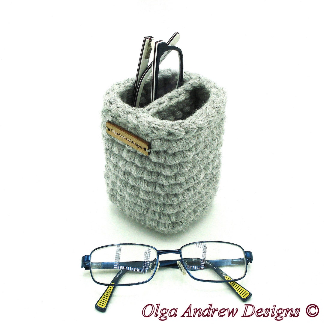 Extra Small Square Double Glasses Stand Holder, Eyeglass Holder, Soft ...
