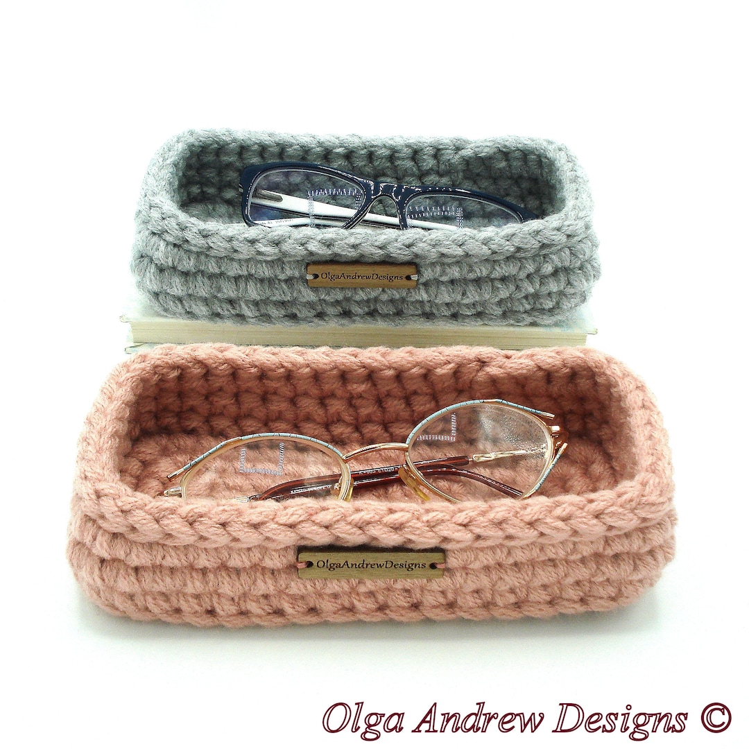 Rectangular Small Eyeglasses Tray, Horizontal Eyeglass Holder, Reading ...