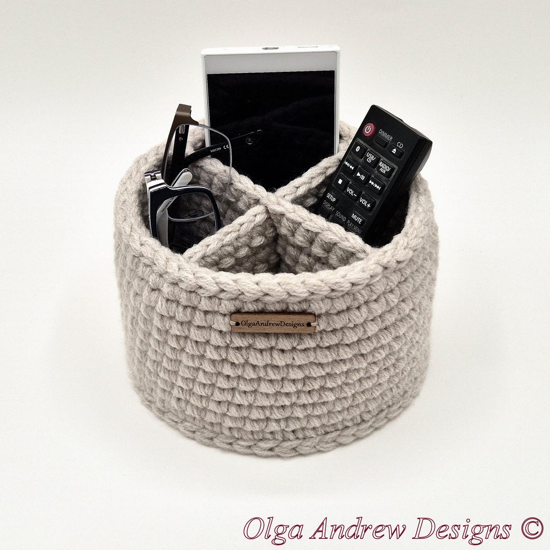 Divided Extra-large Remote Stand, Desktop Phone & Glasses Holder, Soft ...