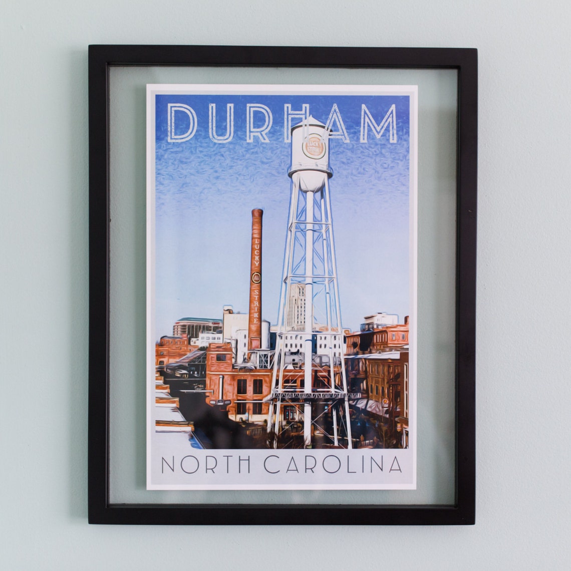 Print - Durham, NC - Digital Art - Etsy