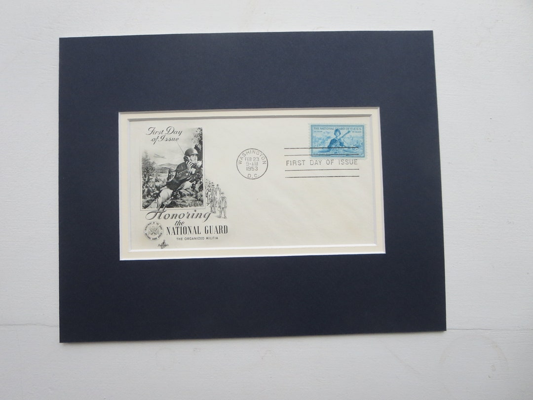 Honoring the US National Guard & First Day Cover of Its Own Stamp - Etsy