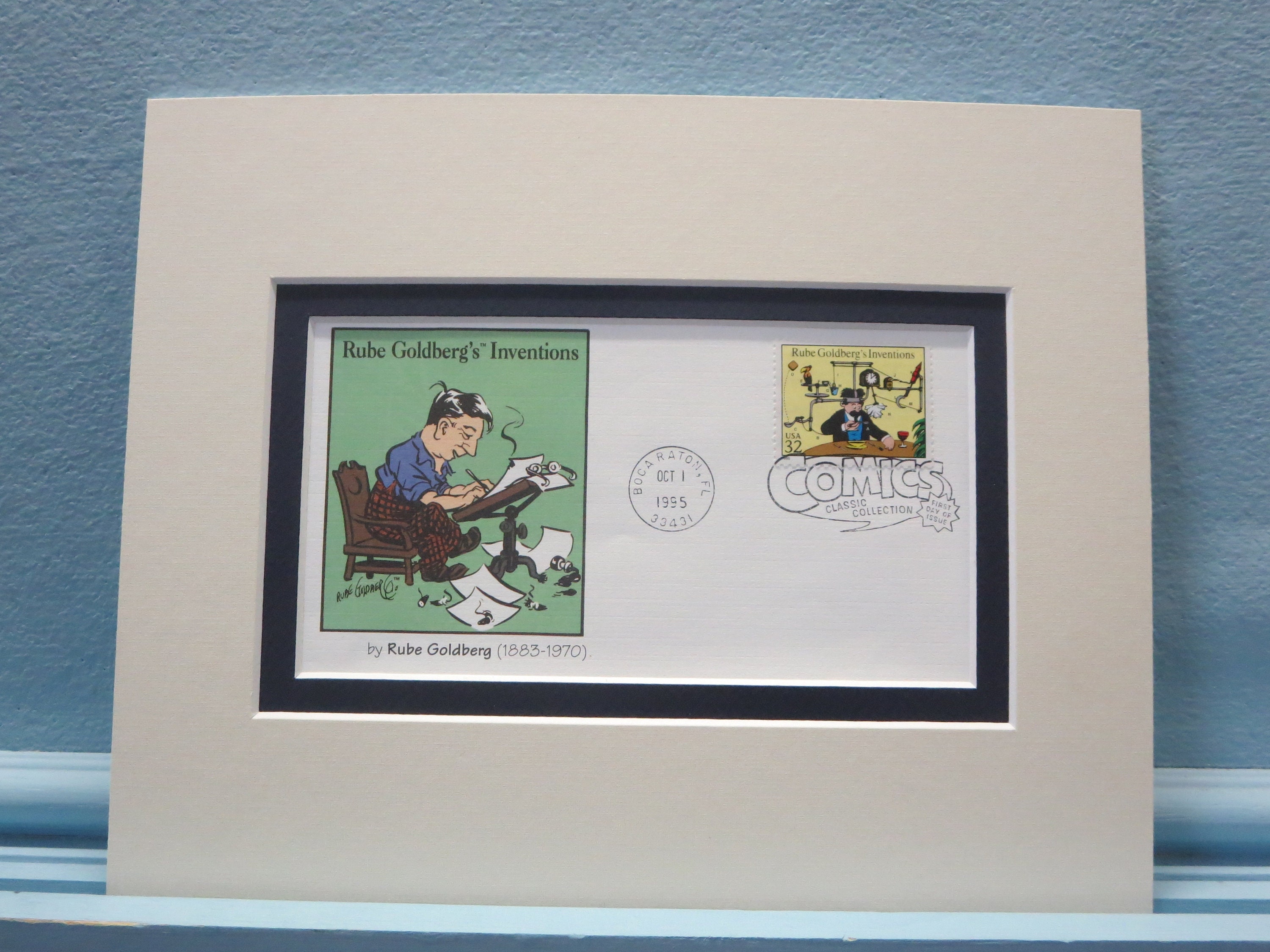 Comic Strip the Rube Goldberg Inventions & His Own Picture - Etsy