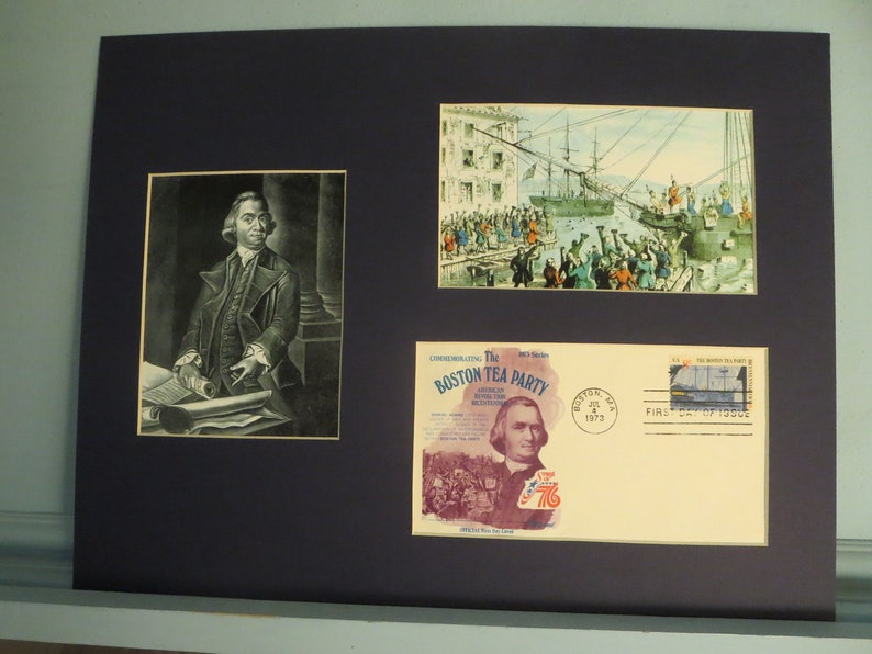 The American Revolution Samuel Adams leads The Boston Tea | Etsy