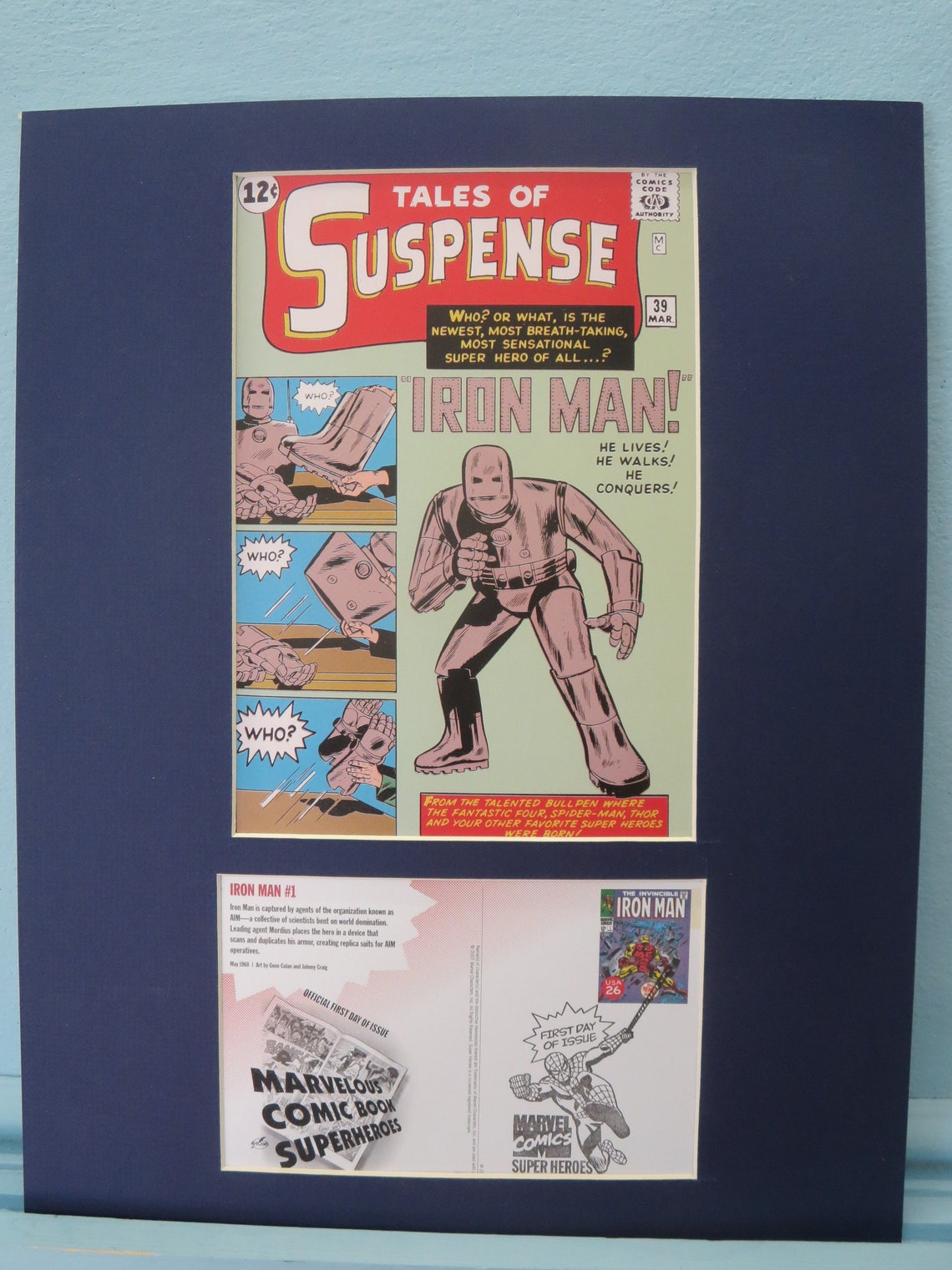 Marvel Comics Hero Iron Man and the Iron Man First Day Cover | Etsy