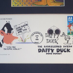 Warner Brothers - Saluting Daffy Duck & First Day Cover of His Own ...