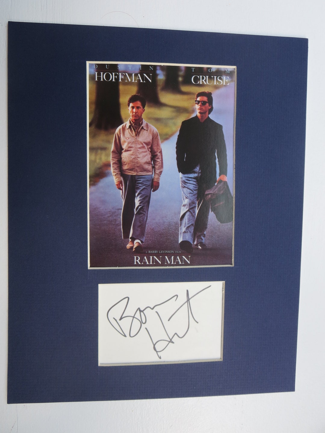 Tom Cruise and Dustin Hoffman in rain Man & Bonnie Hunt Autograph as ...