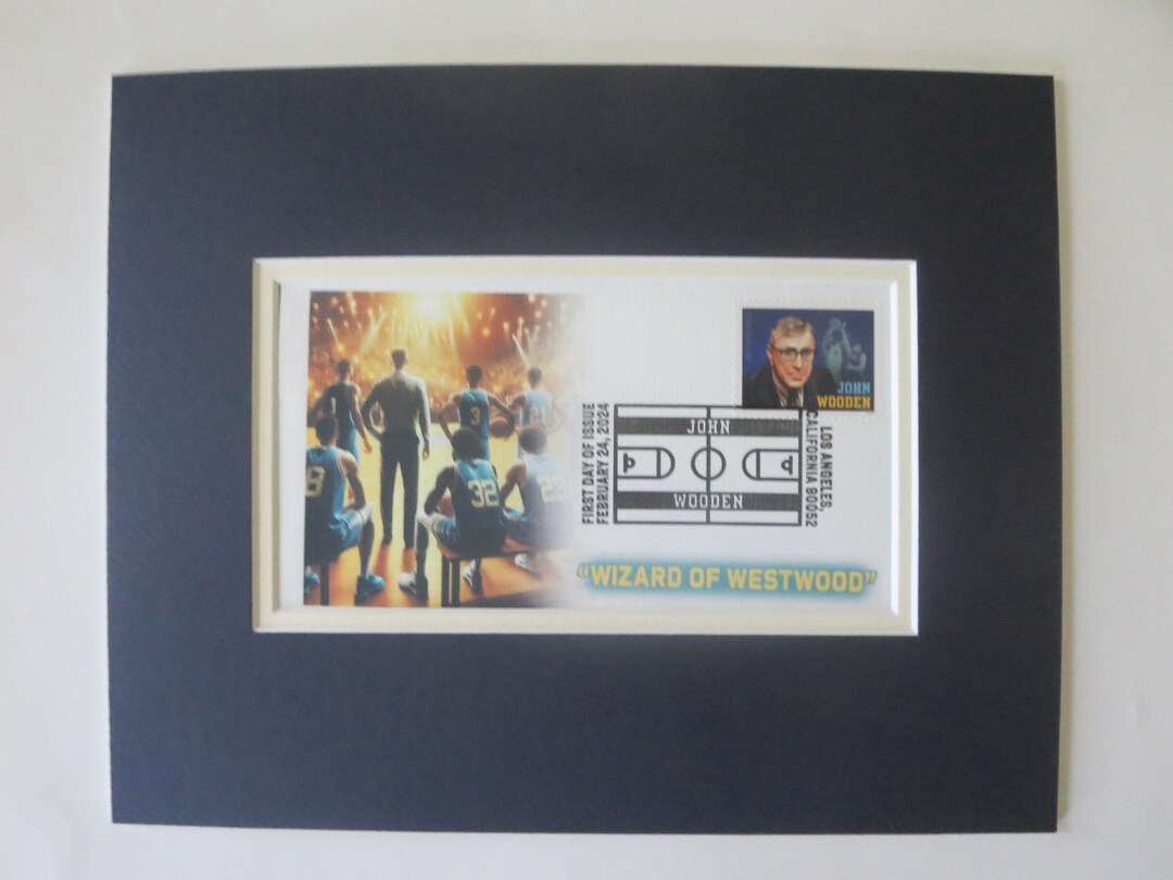 UCLA Coach John Wooden "the Wizard of Westwood" & First Day Cover of ...