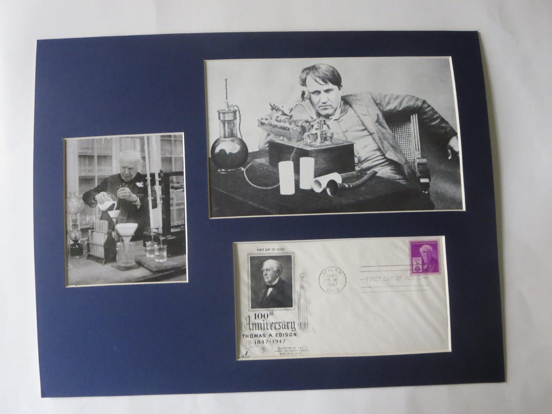 Honoring Inventor Thomas Edison and the First Day Cover of His Own ...