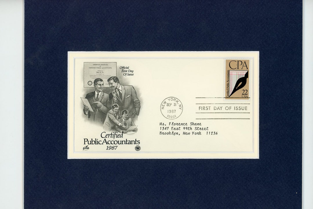 CPA Certified Public Accountant & the First Day Cover of Their Own ...